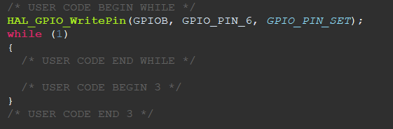 Solved Setting Gpio High Does Not Work Stmicroelectronics Community