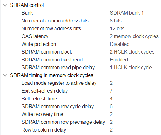 Stm32 Sdram Write Or Read Operation Is Not Executi