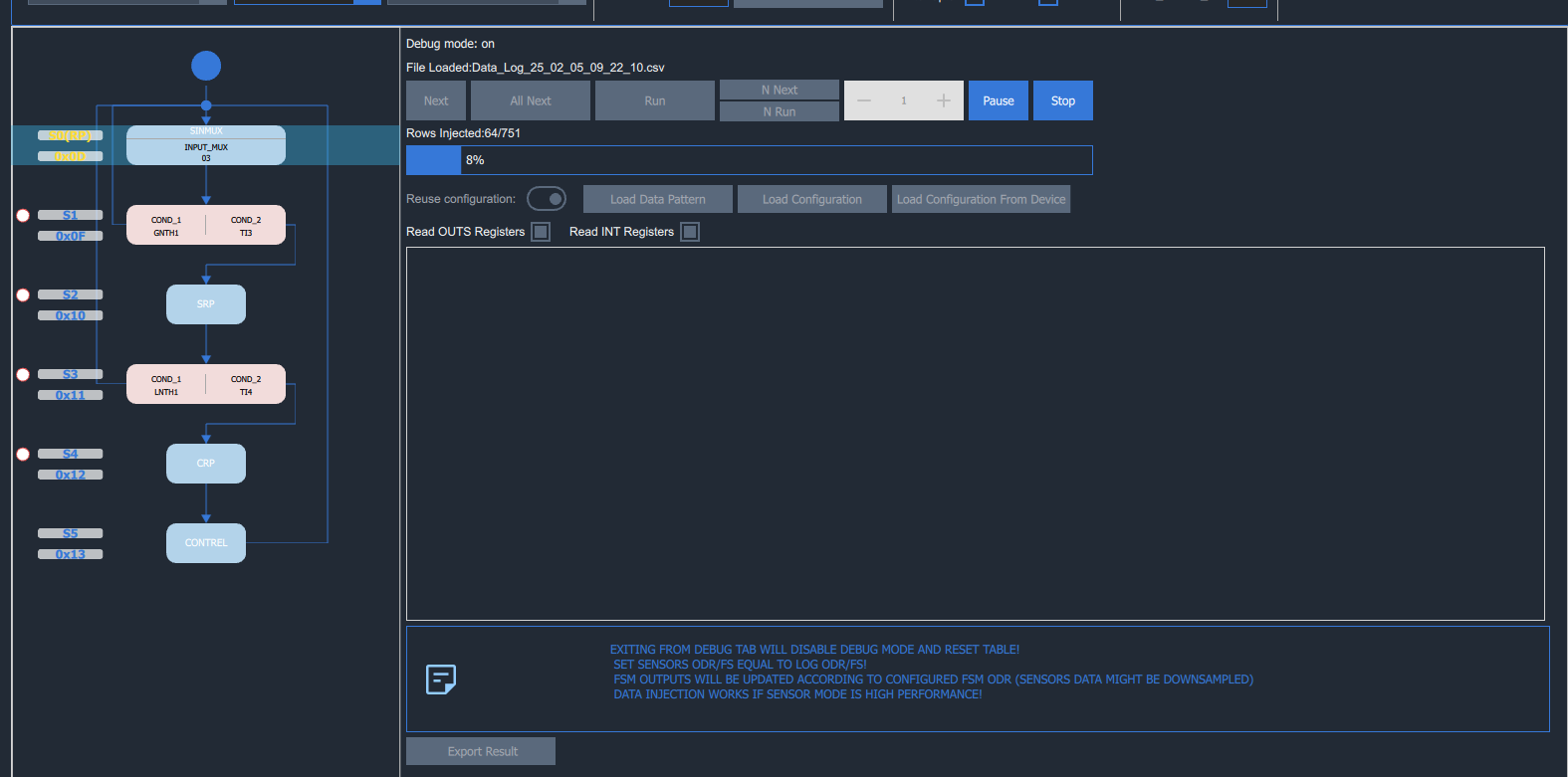 Solved: Mems studio fsm debug - STMicroelectronics Community