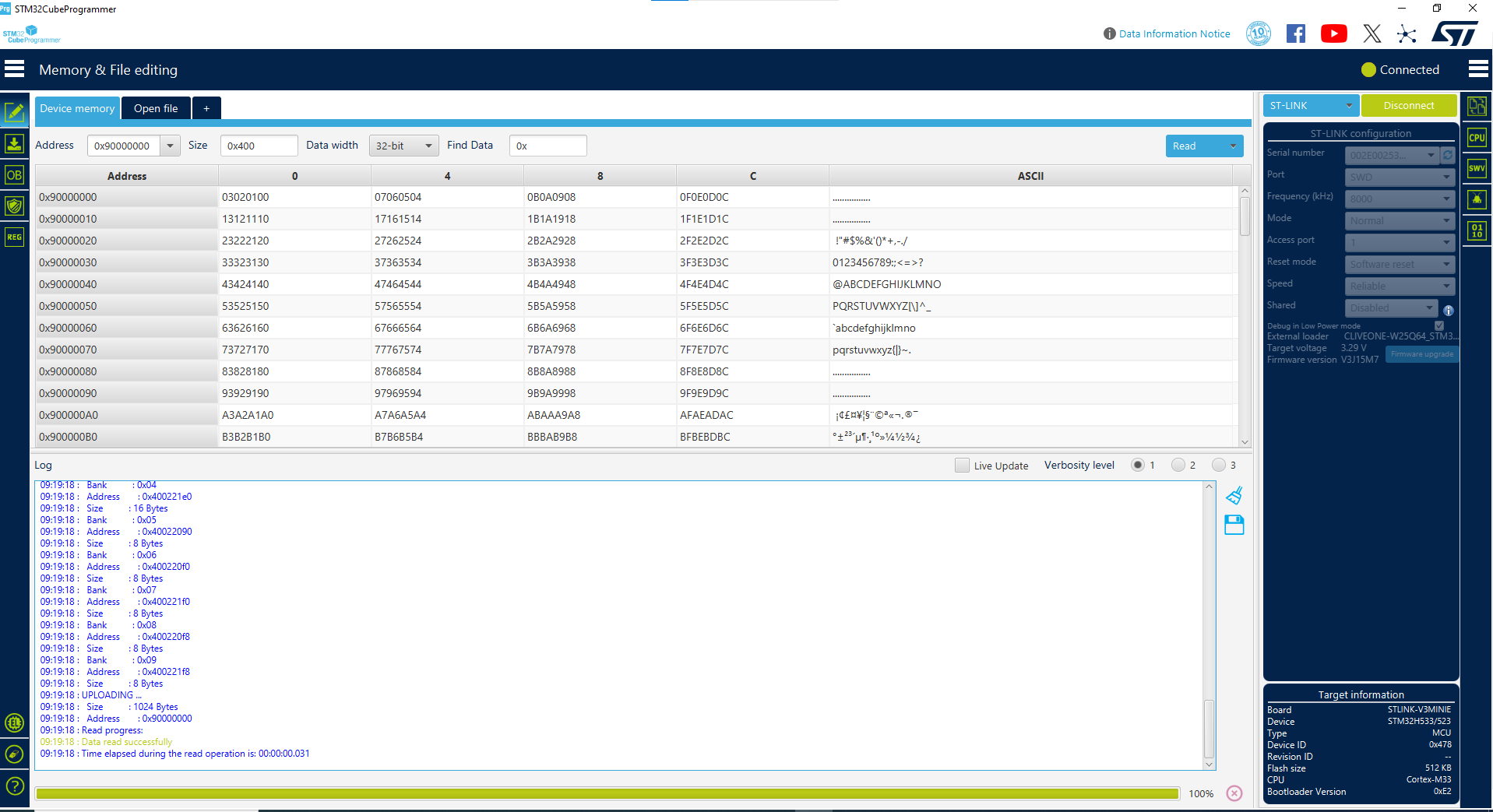 STM32H523 QUADSPI W25Q64 External Loader - Page 2 - STMicroelectronics ...