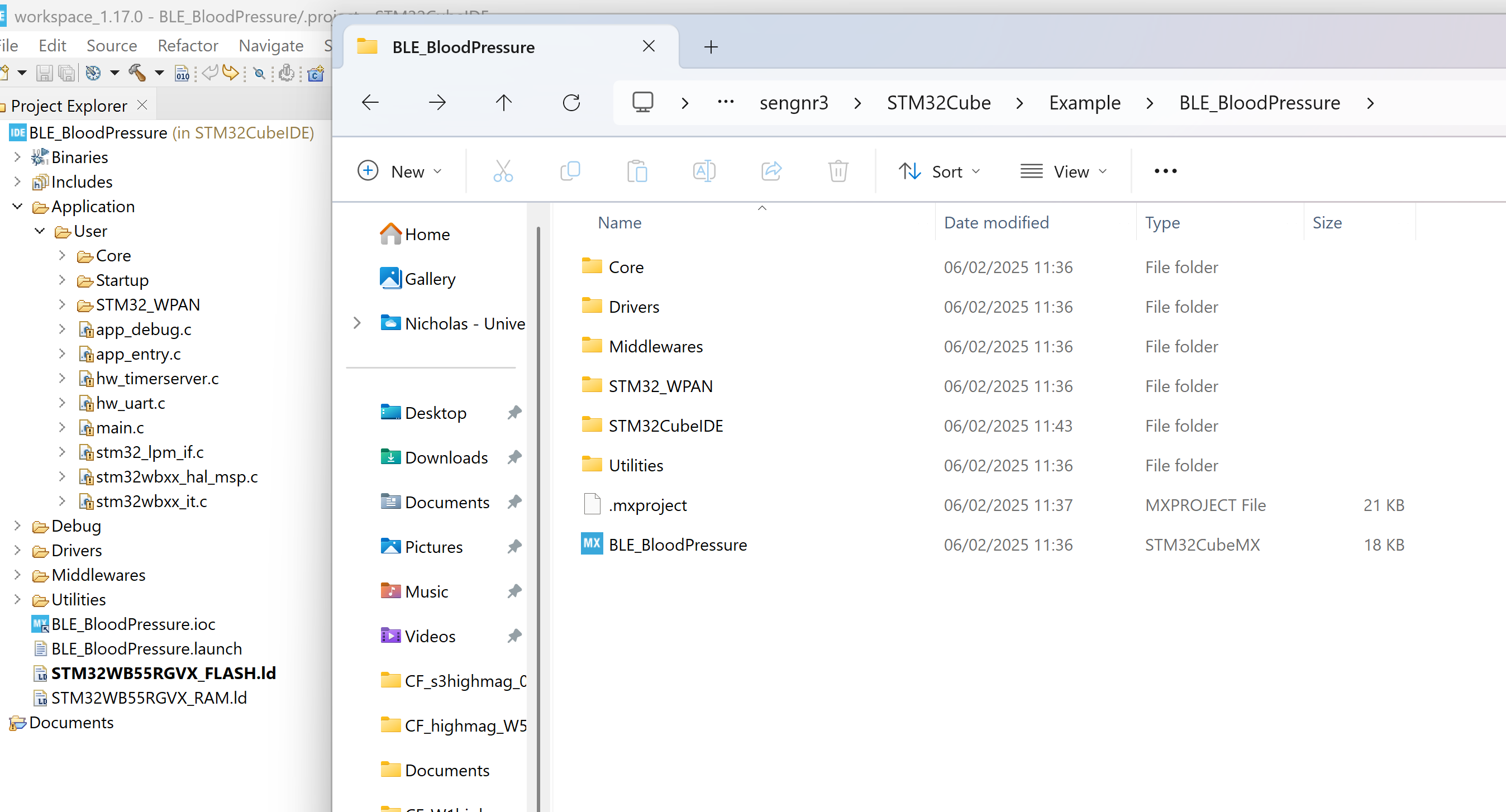 Sources Missing From Cubeide Project Stmicroelectronics Community