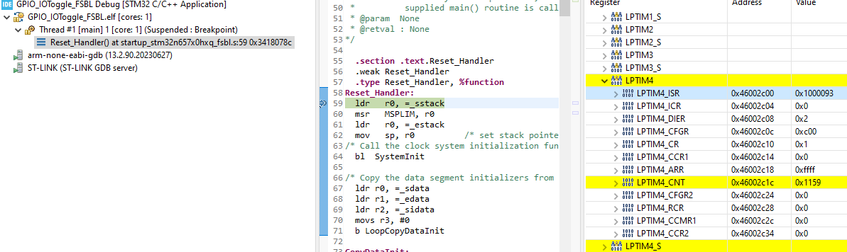 Solved: STM32N6 Nucleo - Interrupt loop preventing bootup - STMicroelectronics Community