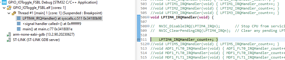 Solved: STM32N6 Nucleo - Interrupt loop preventing bootup - STMicroelectronics Community