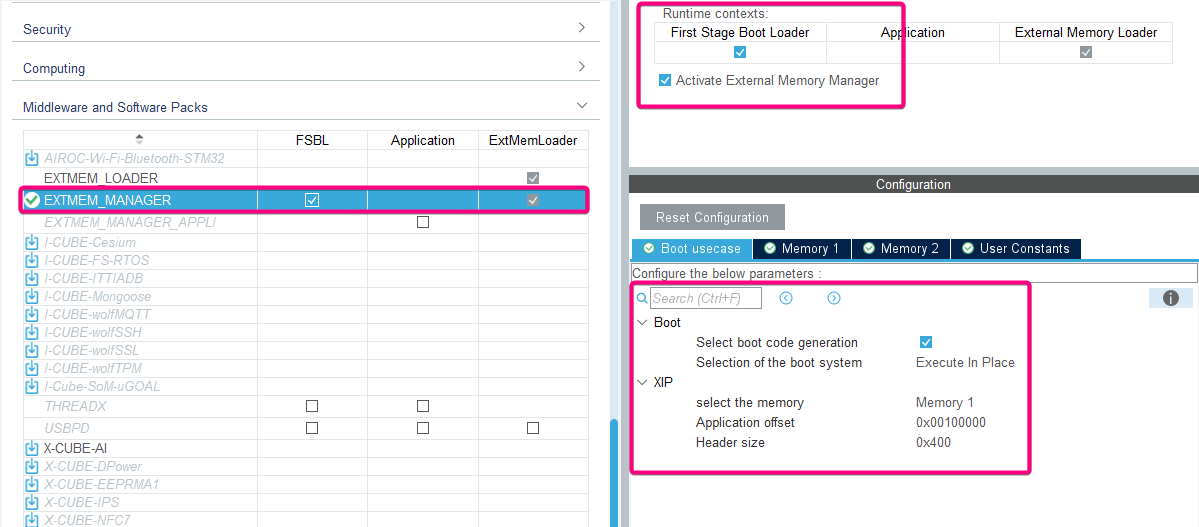 How To Execute Code From The External Serial Nor U Stmicroelectronics Community