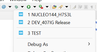 STM32CubeIDE Debug config - STMicroelectronics Community