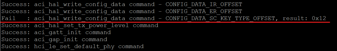 Solved: Setting SC_KEY_TYPE to debug mode fails in STM32WB... - STMicroelectronics Community