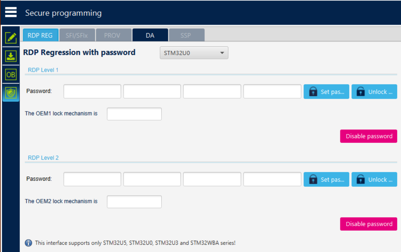 Solved: STM32U0 OEMiRoT RDP regression appnote? - STMicroelectronics Community