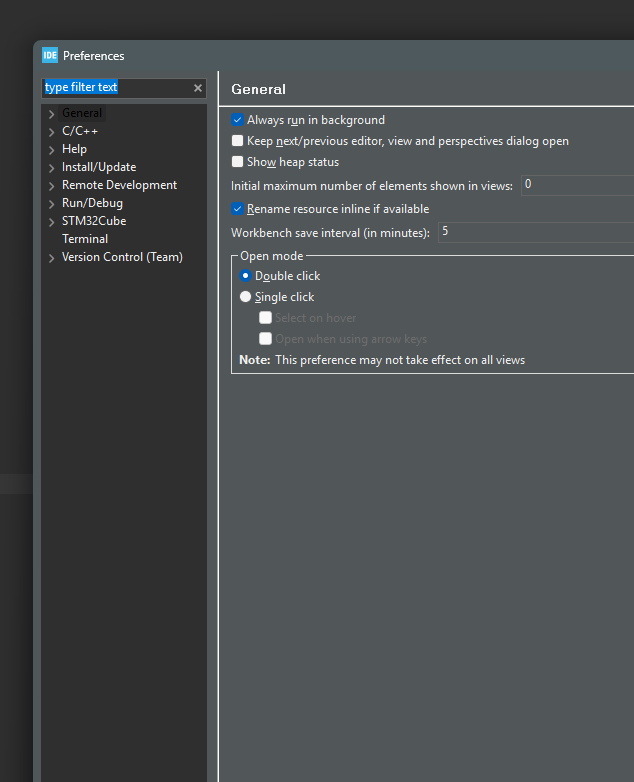 Stm Cube Ide Interface Not Seen Properly Stmicroelectronics Community