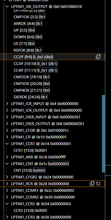 Encoder on STM32U083 gives interrupts too late whi ...