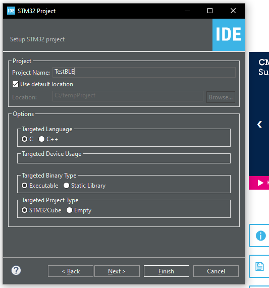 Solved Stm32wb05kzv6tr Ble Compile Issue Stmicroelectronics Community