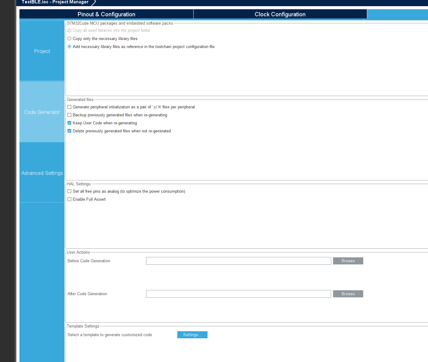 Solved: STM32WB05KZV6TR BLE compile issue - STMicroelectronics Community