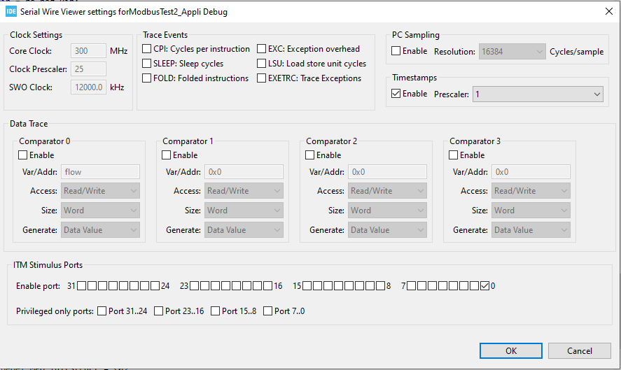 Serial Wire Viewer On Stm32h7s78 Dk Stmicroelectronics Community