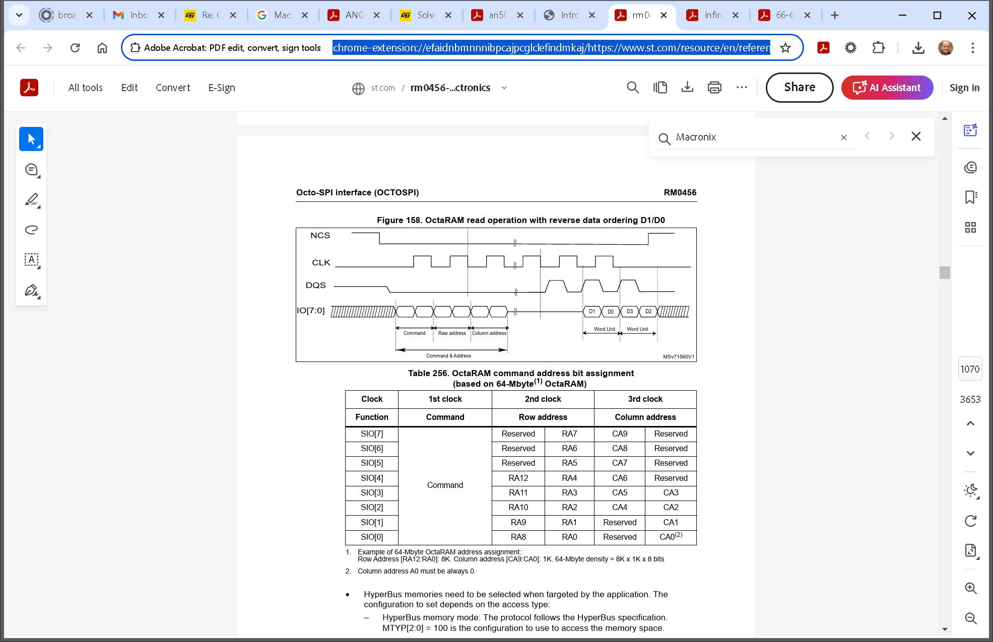 Solved Qspi External Ram Stmicroelectronics Community