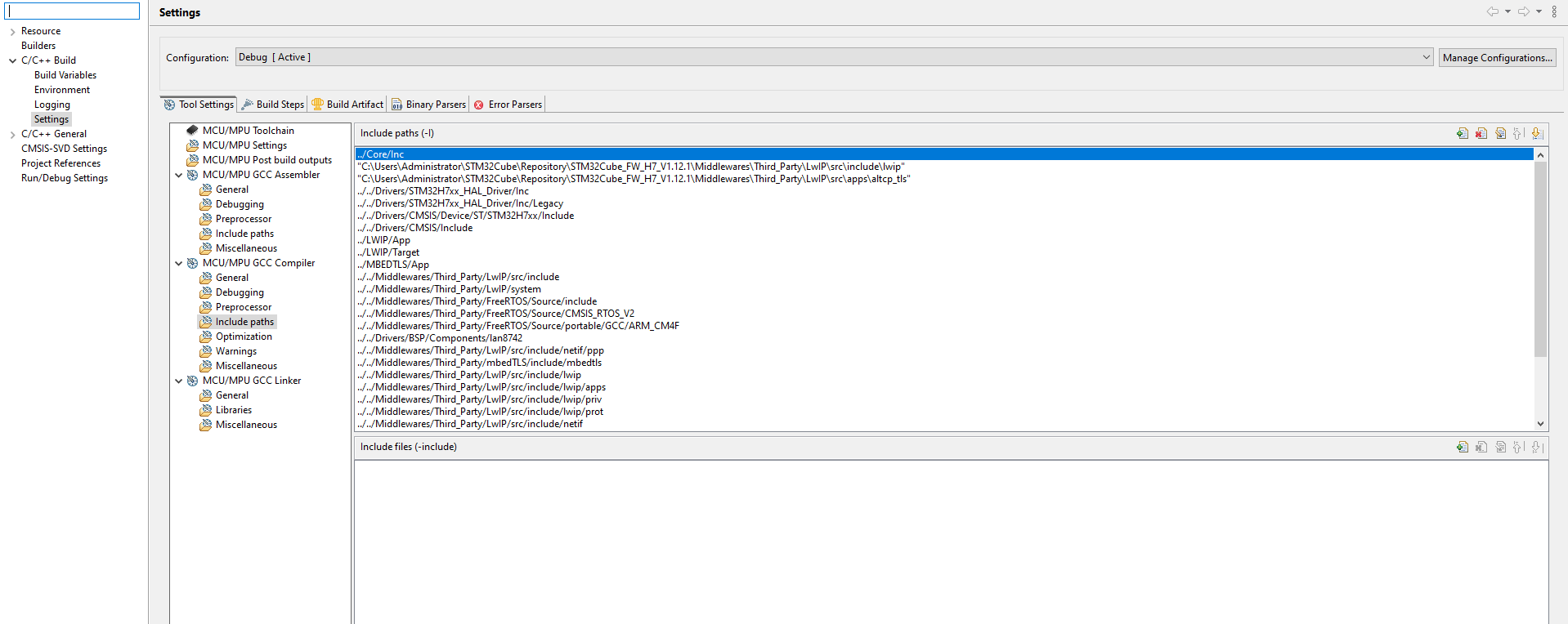 build issue : undefined reference to `altcp_tls_wr... - STMicroelectronics Community