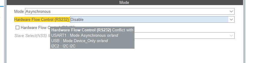 Change uart settings and pinout runtime - STMicroelectronics Community