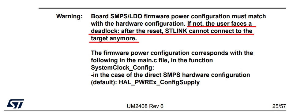 Solved: Nucleo-H7A3 Error: No STM32 target found! - STMicroelectronics Community