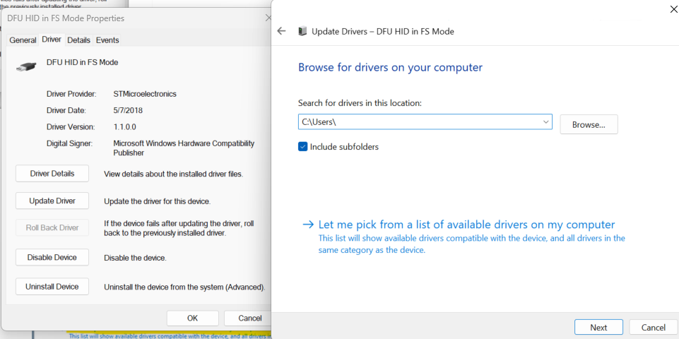 How To Implement The Usb Device Composite Class Us Stmicroelectronics Community