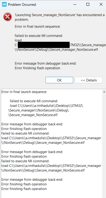Solved Issue Integrating Freertos With Secure Manager On Stmicroelectronics Community