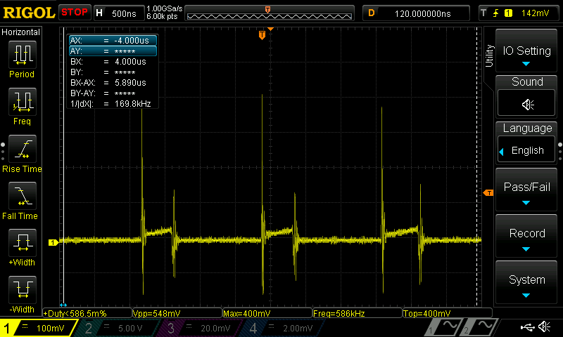 Solved: LED7708 Random LED switch off issue with driver - STMicroelectronics Community