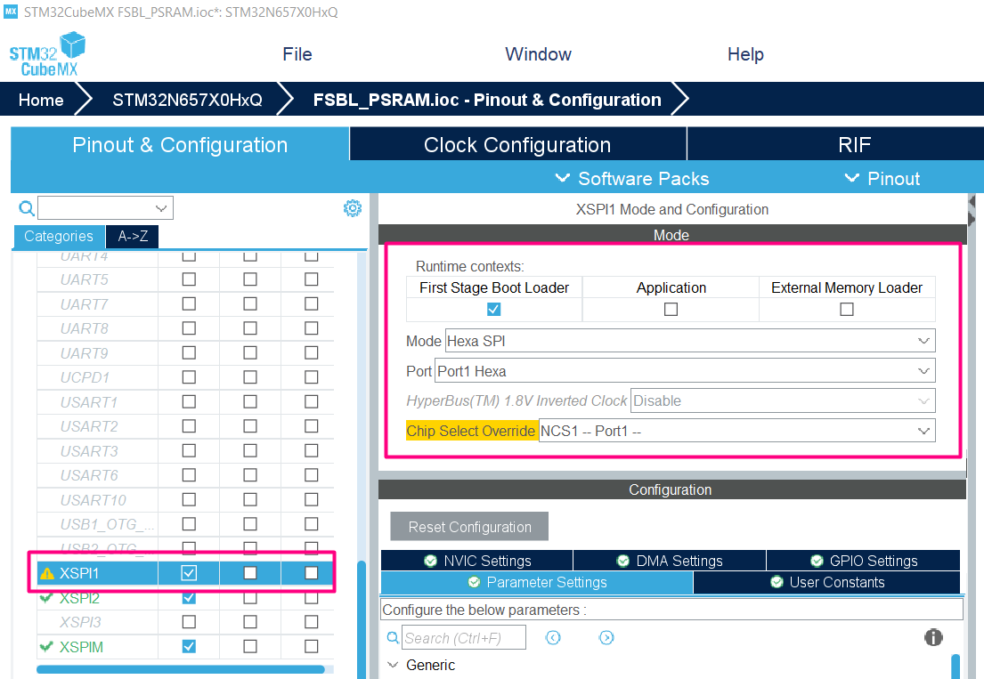 How To Execute Code From The External Psram Using Stmicroelectronics Community