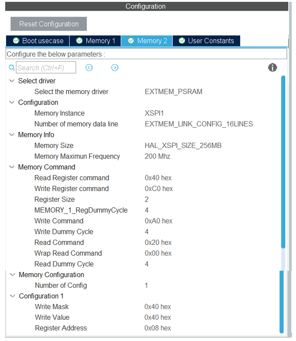 How To Execute Code From The External Psram Using Stmicroelectronics Community