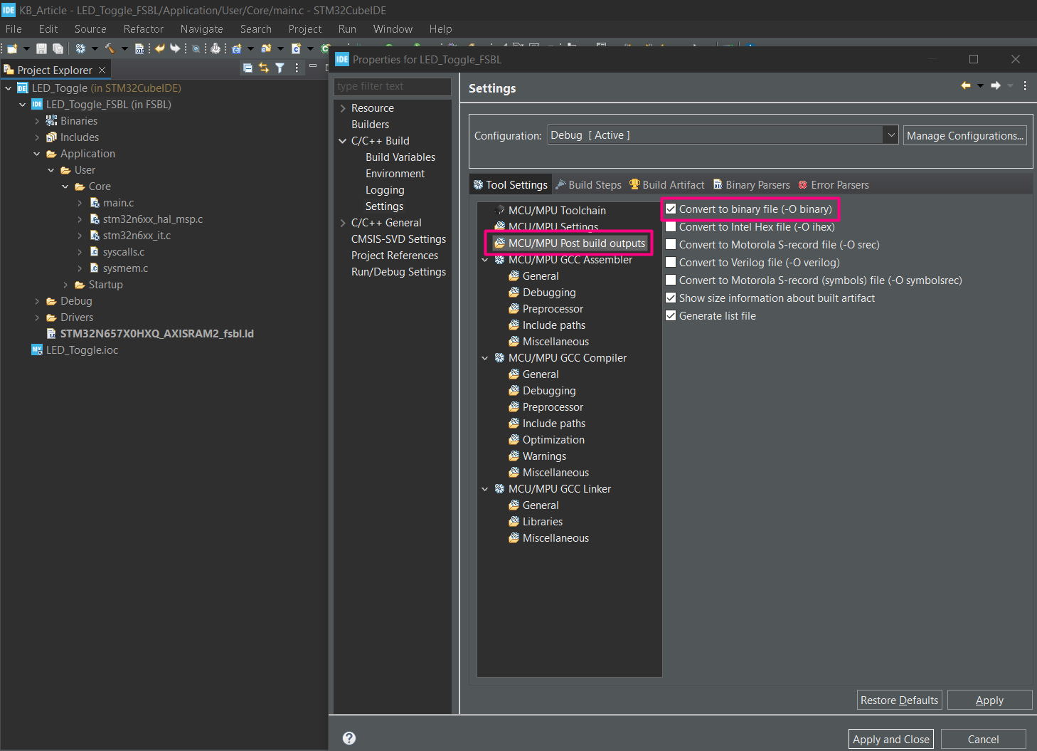 How To Execute Code From The External Psram Using Stmicroelectronics Community