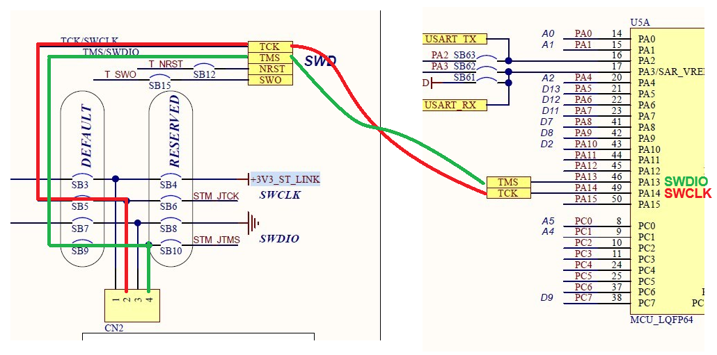 Solved Trying To Bypass Stlinkv2 1 On Board Of Nucleof0 Stmicroelectronics Community 3444