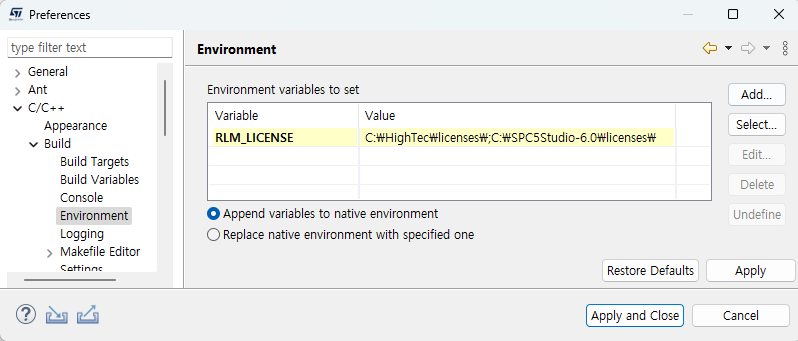 Solved: SPC5Studio Hightec pro license import problem - STMicroelectronics Community