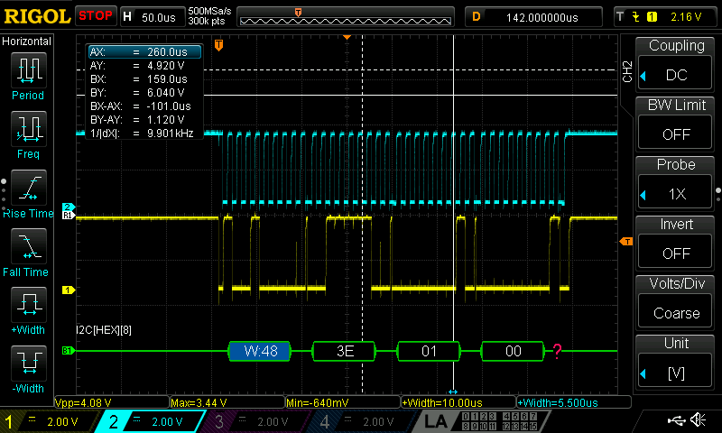 Solved I2c Slave Device Implementation Acknack Problem