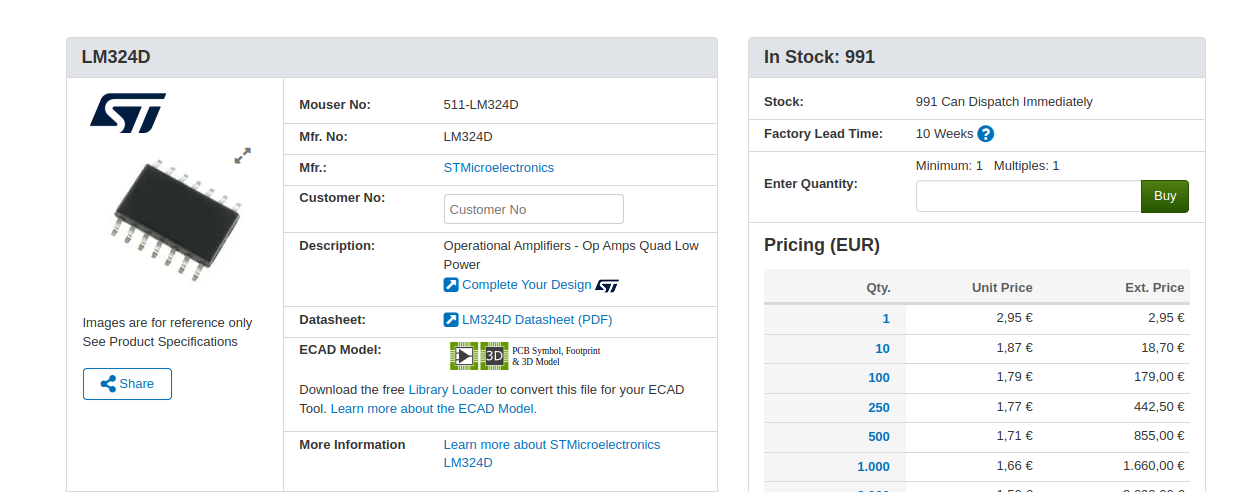 Please help identifying SOP-14 IC - STMicroelectronics Community