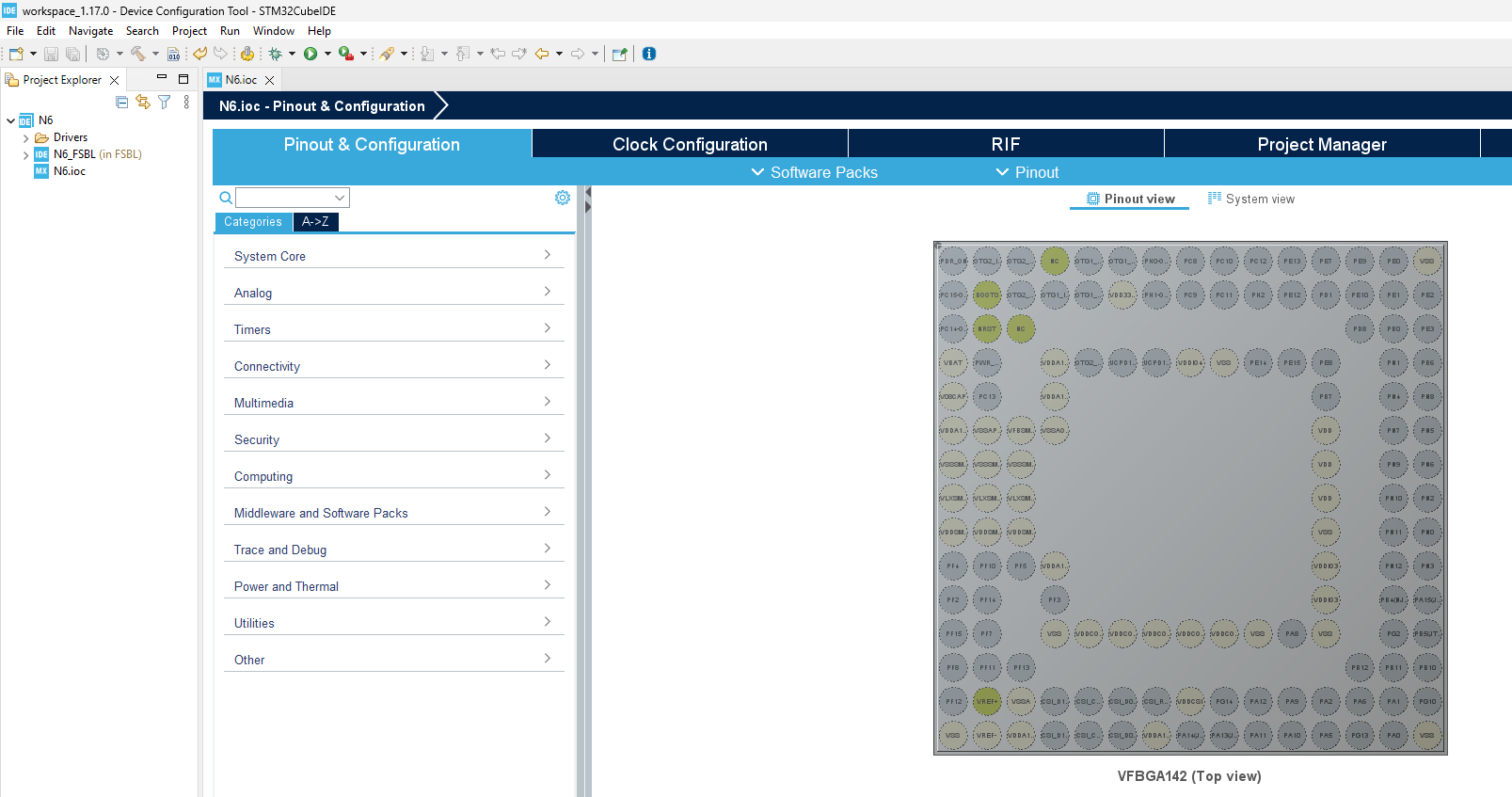 Solved: The target device 'STM32N657Z0HxQ' is currently no... - STMicroelectronics Community