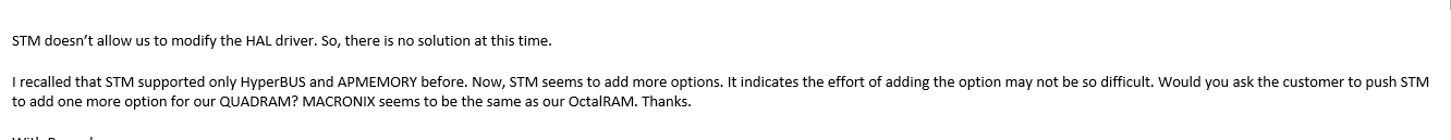 Solved: QSPI external RAM - STMicroelectronics Community