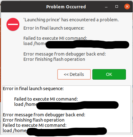 STM32Cube IDE problem flashing the code - STMicroelectronics Community