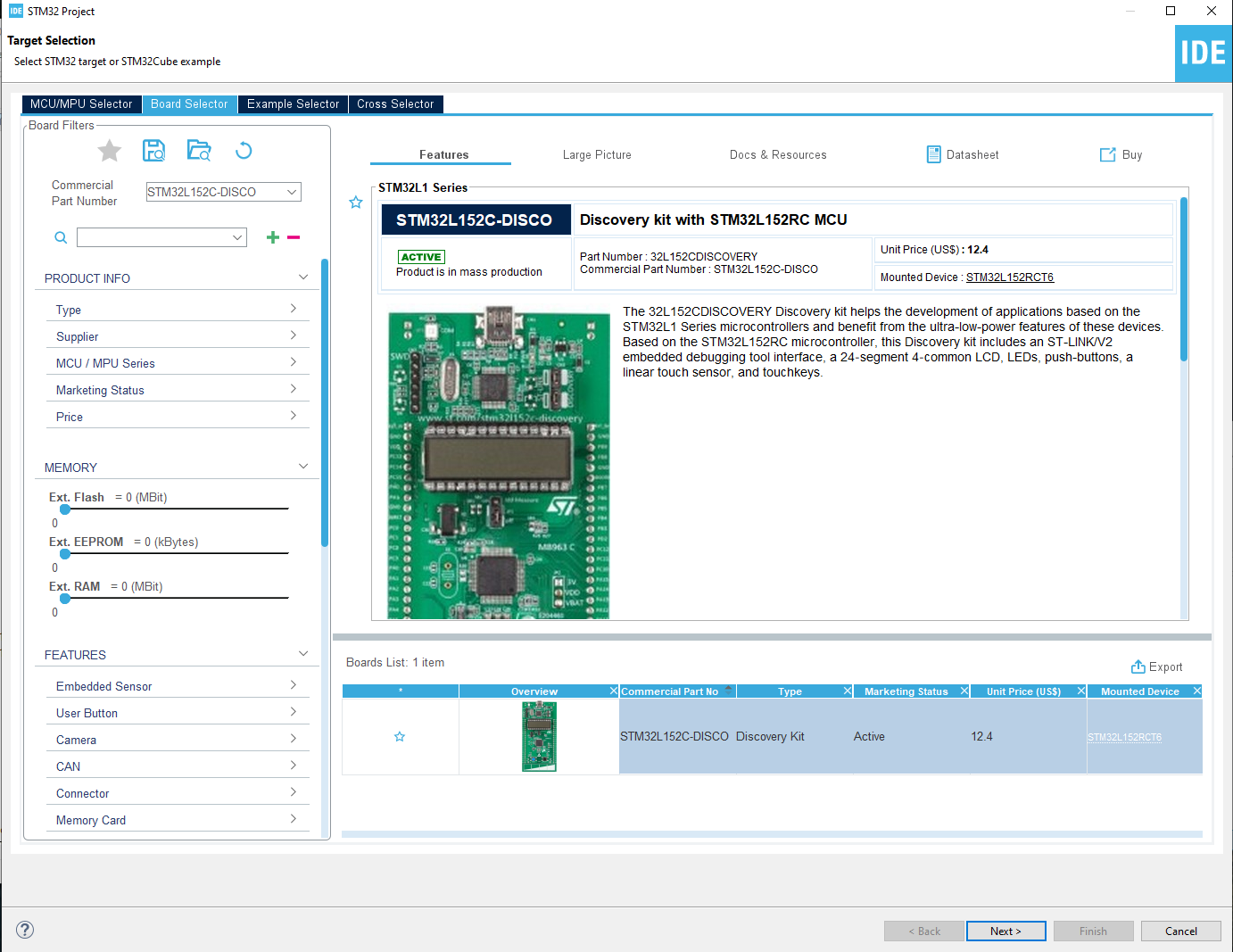 Solved Stm32l152c Disco Board Does Not Work With Cubeide Stmicroelectronics Community