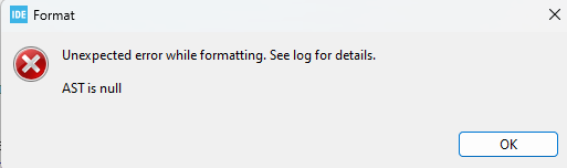 Source Format function bug? - STMicroelectronics Community