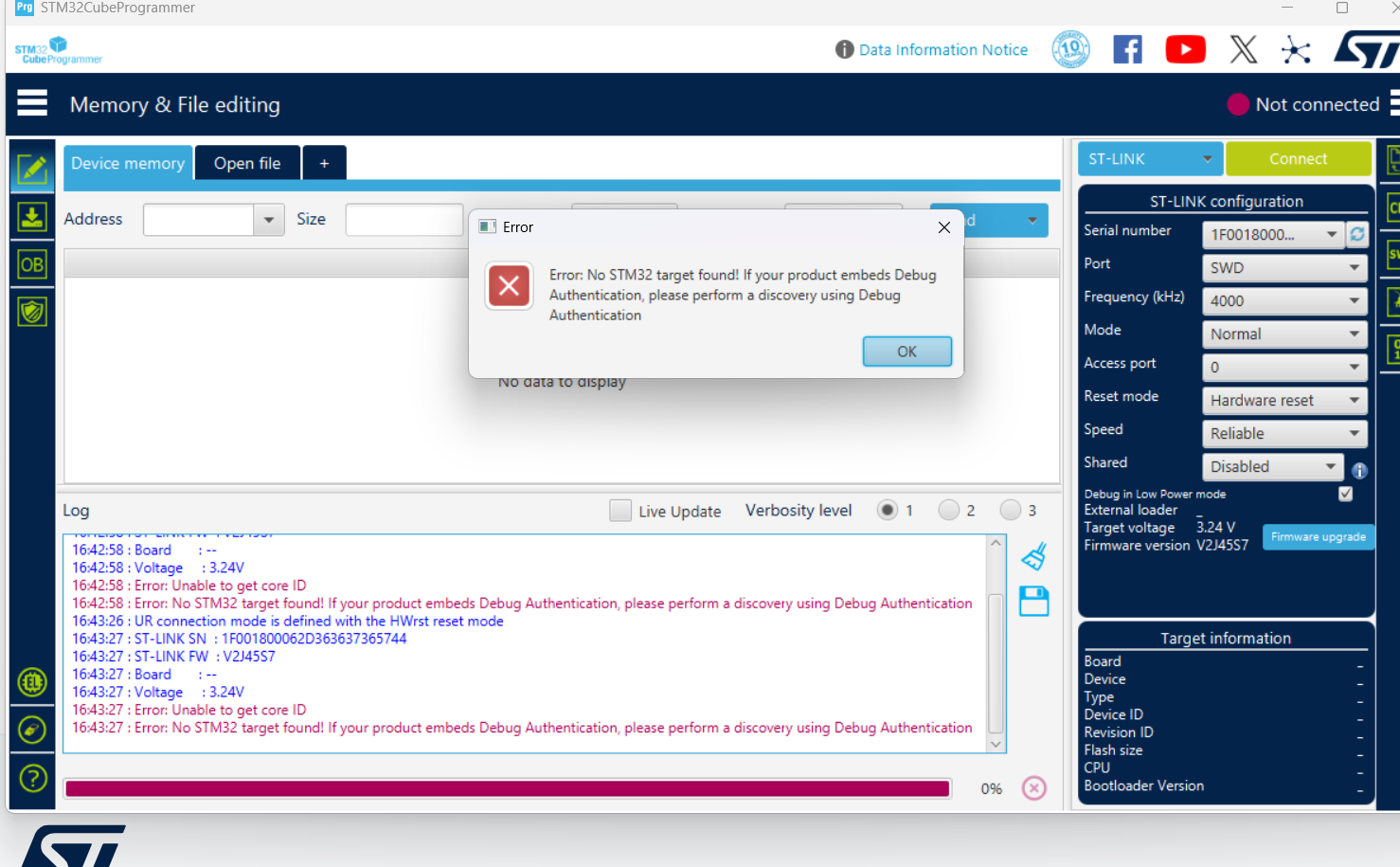 Flashing chip on pcb - STMicroelectronics Community