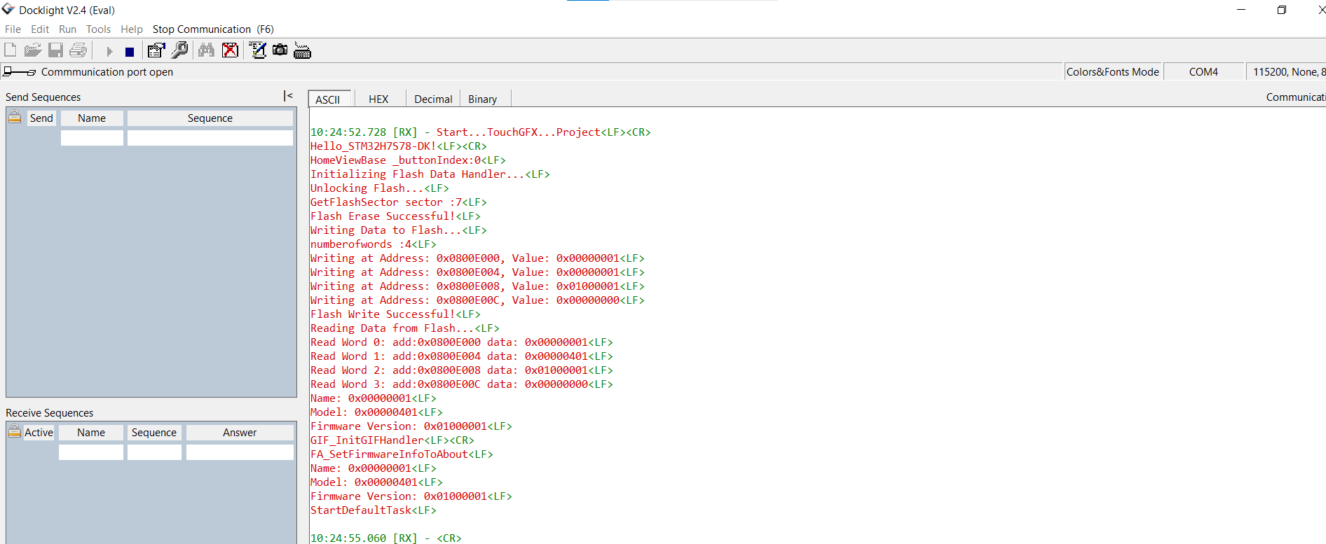 Issue With Flash Read Write On Stm32h7s78 Dk Board Stmicroelectronics
