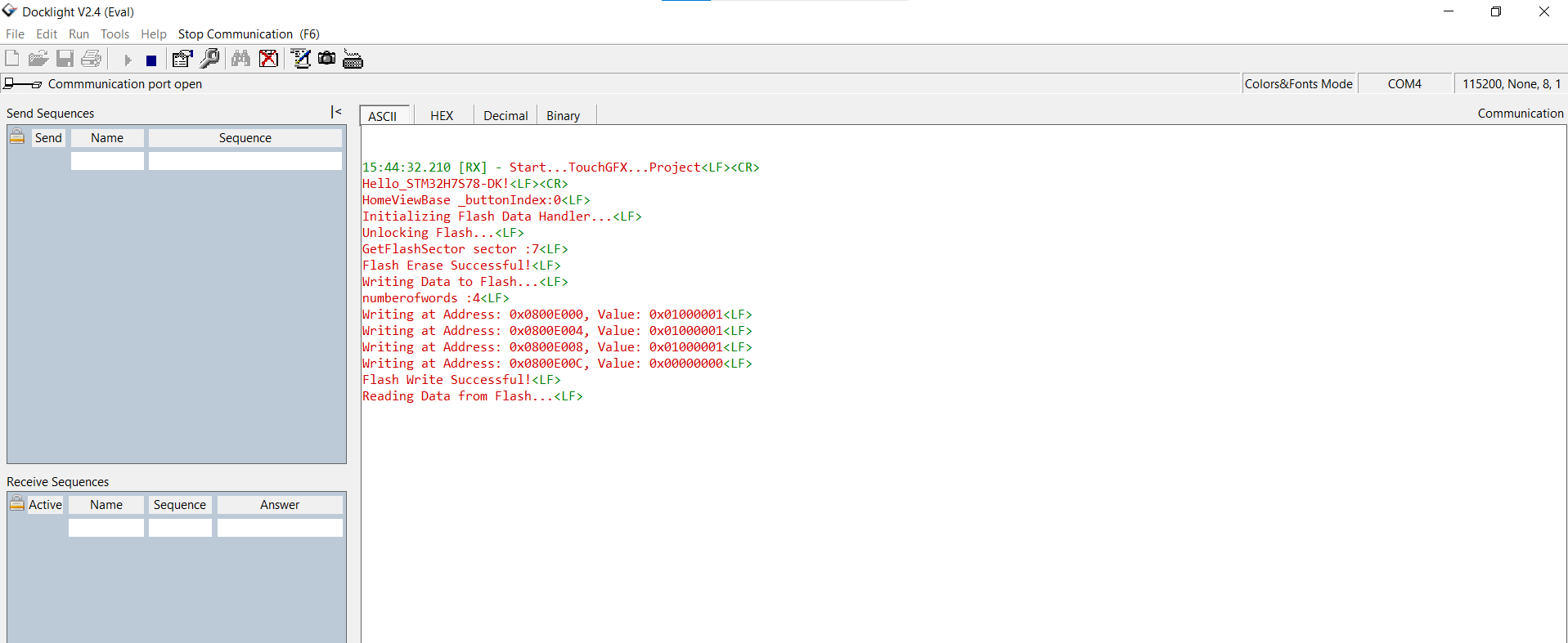 Issue With Flash Read Write On Stm32h7s78 Dk Board Stmicroelectronics Community