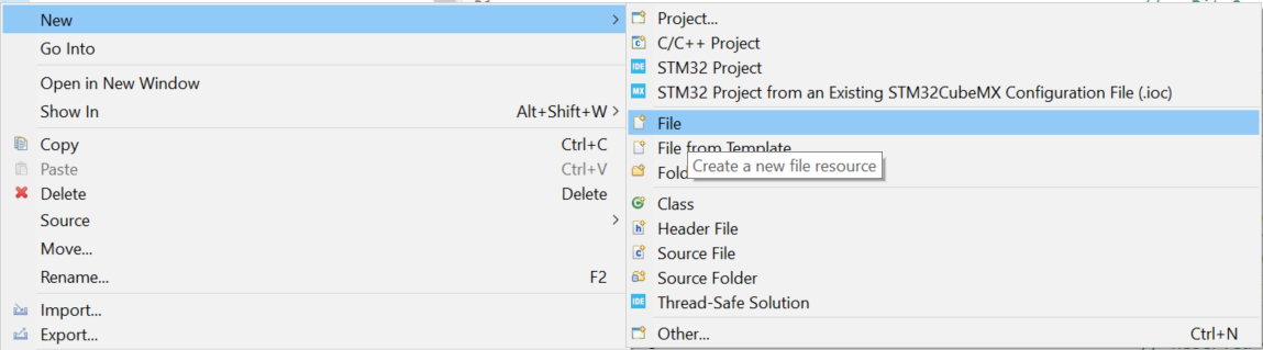 Solved: adding external source file to touchGFX porject - STMicroelectronics Community