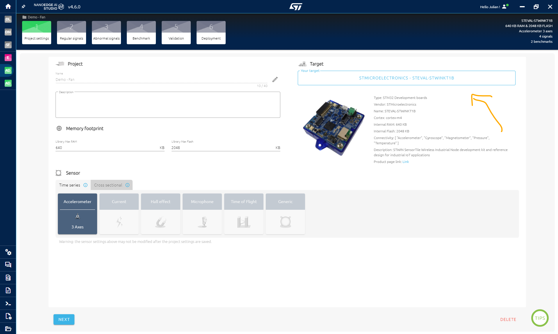 NanoEdge AI on not STM32 microprocessors - STMicroelectronics Community