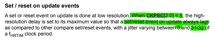 Solved: HRTIM has minimum CR values???? - STMicroelectronics Community