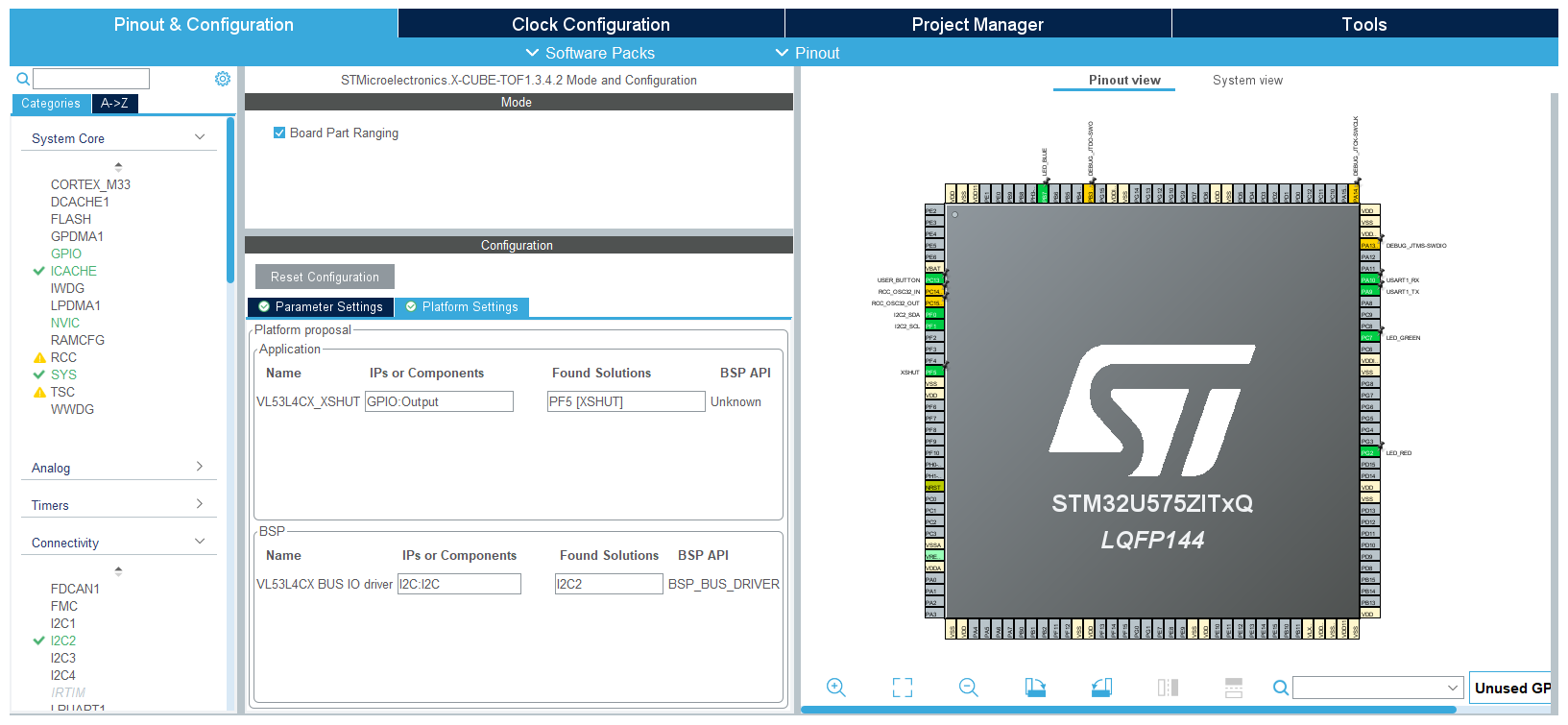 VL53L4CX Setup Problems / Hard Fault? - STMicroelectronics Community