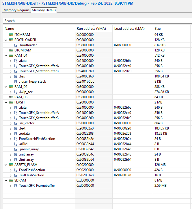 Memmanage Error Stm32h750b Dk Ethernet Lwip Stmicroelectronics Community