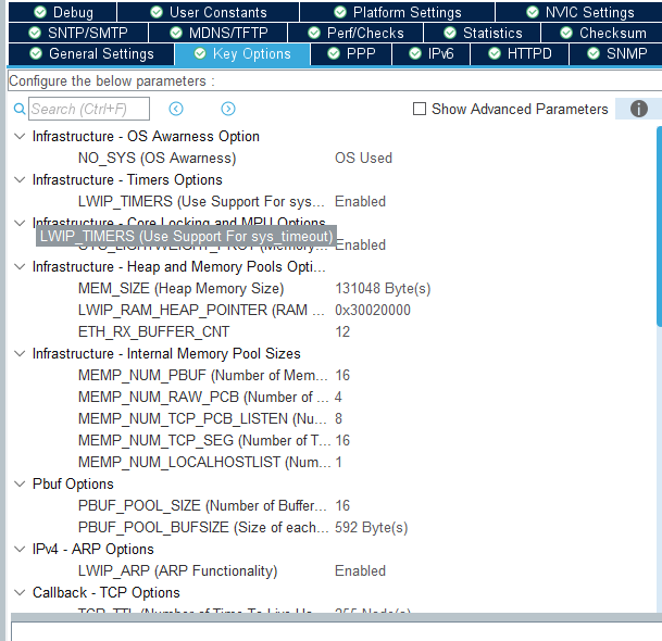 MemManage error STM32H750B-DK Ethernet LwIP - STMicroelectronics Community