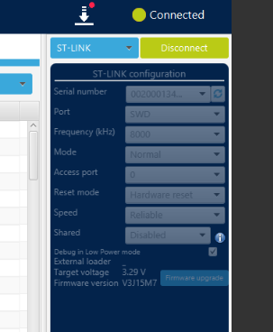 Solved: Error in initializing ST-LINK device. Reason: No d... - STMicroelectronics Community