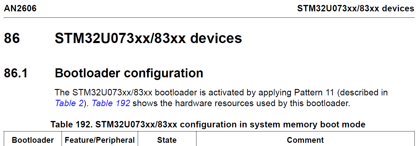 Solved: STM32U073 - Can you bootload a factory-new device? - STMicroelectronics Community