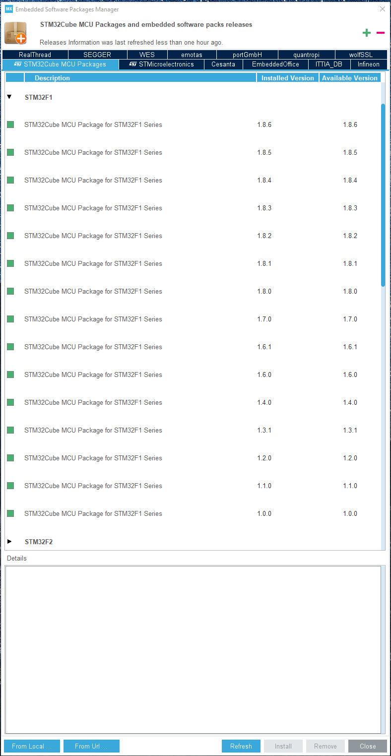 "Dwarf Error" error after new installation - STMicroelectronics Community