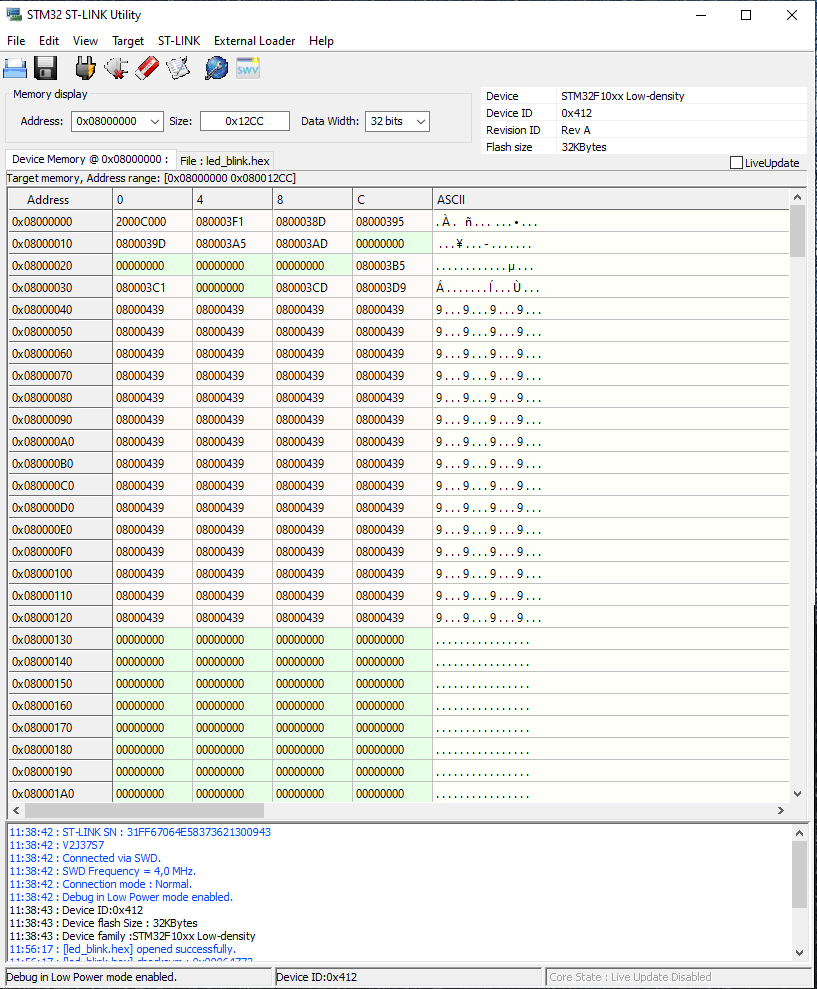 "Dwarf Error" error after new installation - STMicroelectronics Community