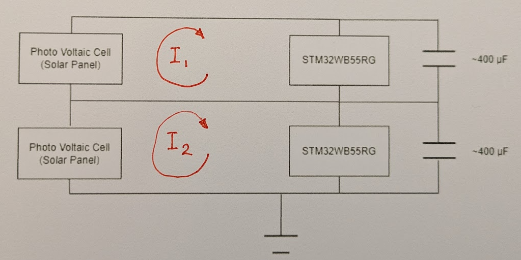 Voltage Stacking with energy harvesting STM32WB55 - STMicroelectronics Community