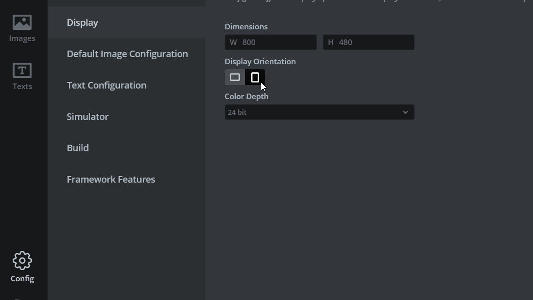 Solved: Screen rotation (90) requires all assets be rotate... - STMicroelectronics Community